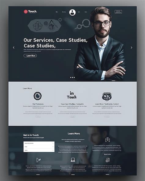 Scrolling Layout With Fixed Elements Professional Website La Autumn