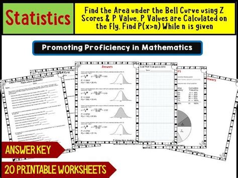 find the area under the bell curve using z scores and p value p values