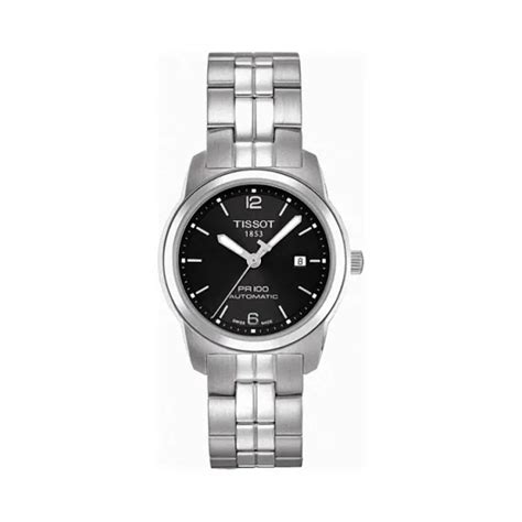 天梭 Tissot T Classic系列 精钢 自动机械机芯 女表 T0493071105700 小迈步海淘品牌官网