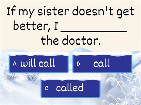 First Conditional Quiz