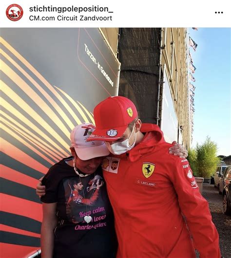 In Pictures Charles Leclerc Making A Fans Dream Of Meeting Him Come True