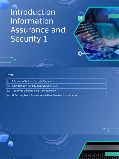 Introduction Information Assurance And Security 1 Pdf Information Security Security