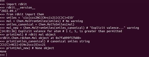Explicit Valence Check Fails For Certain Smiles · Issue 5849 · Rdkit