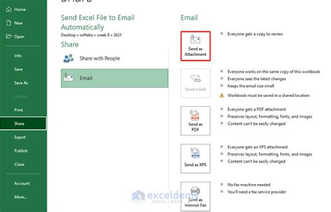 How To Send Excel File To Email Automatically 3 Suitable Methods