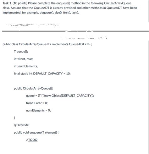 Solved In A Normal Array Queue We Have To Shift Each Later