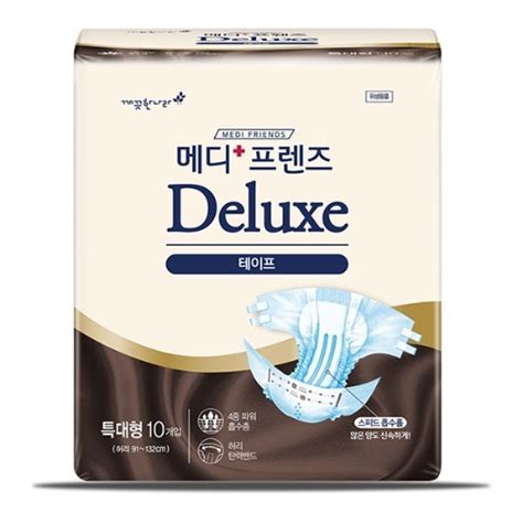 성인용 기저귀 겉기저귀 요실금 환자용 특대형사이즈 10개입 6팩 두손시니어