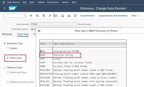 How To Create Data Element In Abap