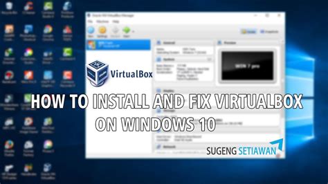 How To Install And Fix Virtualbox Can T Open On Windows YouTube