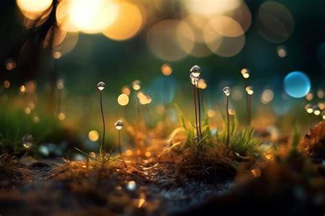 Premium Ai Image Natural Bokeh Effect Background