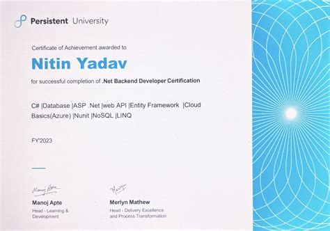 Nitin Yadav On Linkedin Certification Accomplishment