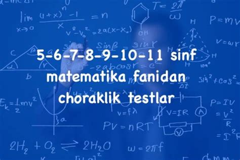 Informatika 9 Sinf Choraklik Testlar Informatika 1 2 3 4 Chorak Testlar