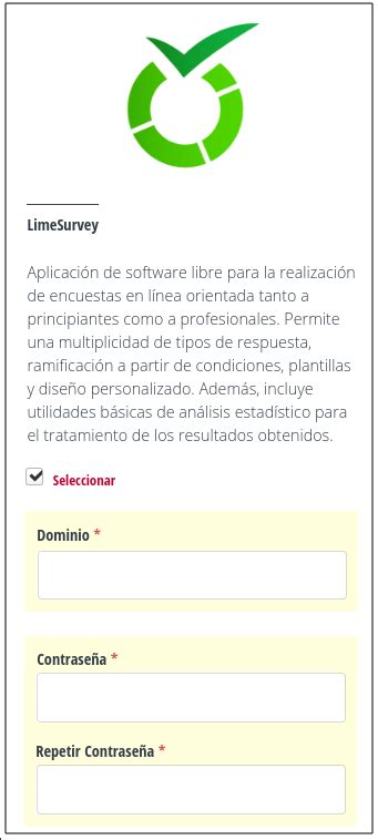 Limesurvey — Documentación De Maadix Docs