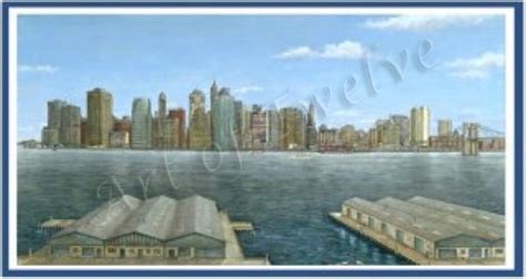 New York City Dan Predmore City Art Autumn Art Original Abstract Art
