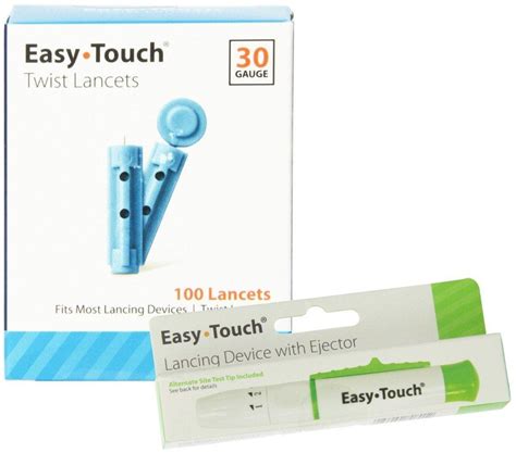 Easytouch Lancing Device With 100 Easytouch 30g Lancets Buy Now