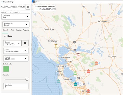 Applying Predefined Colors To Symbols