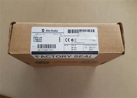 1756 L63b Plc Programmable Logic Controller Plc Controlled Equipment Ce Approval