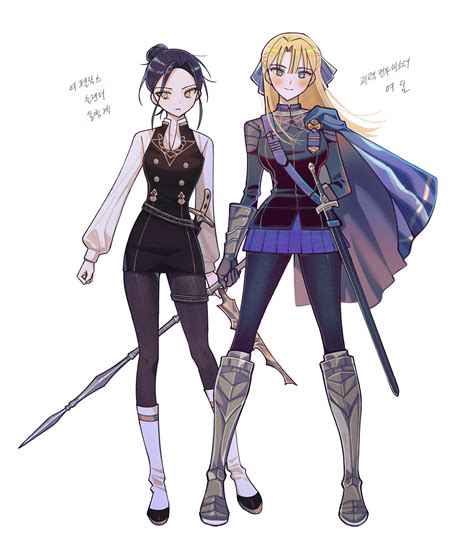 Dimitri Alexandre Blaiddyd And Felix Hugo Fraldarius Fire Emblem And 1 More Drawn By Ithwon
