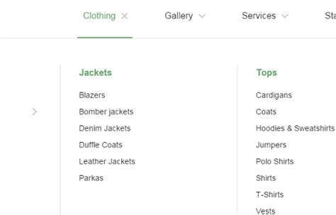mega site navigation với css3 và jquery