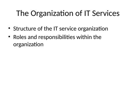 Introduction To It Service Management Itsm 1 Pptx