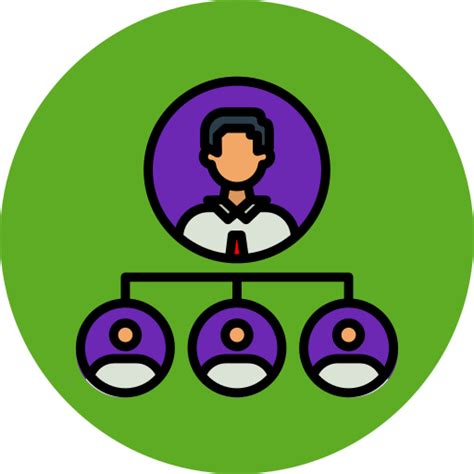 Hierarchy Generic Color Lineal Color Icon