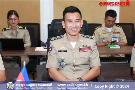 ឯកឧត្តម ឧត្តមសេនីយ៍ឯក ឌី វិជ្ជា អគ្គស្នងការរងនគរបាលជាតិ អញ្ជើញជួបពិភាក្សាការងារជាមួយ ឯកឧត្តម