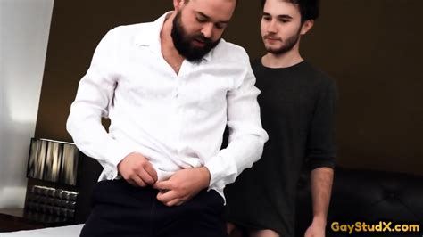 Hairy Stud Bareback Fucked In Hairy Asshole After Giving BJ