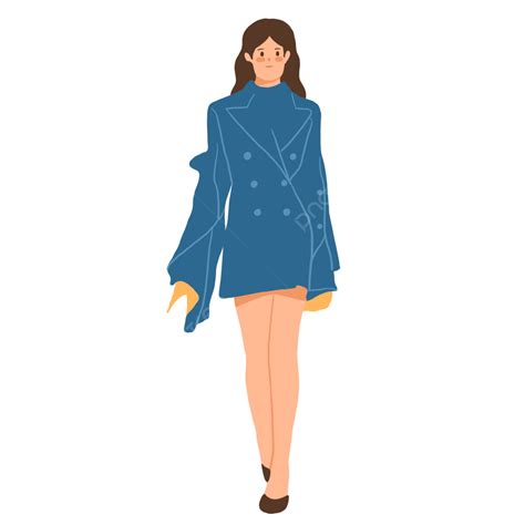패션 일러스트 여성 모델 봄 옷 패션쇼 마네킹 Png 일러스트 및 Psd 이미지 무료 다운로드 Pngtree