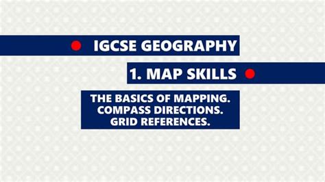 Geography Igcse Map Skills Pptx