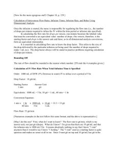 IV Dosage Calculation A Nursing Guide