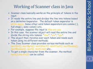 Class IX Input In Java Using Scanner Class Pptx Programming Languages Computing