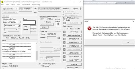 How To Load The Code Without Using Iar Or Any Ide Msp Low Power Microcontroller Forum Msp