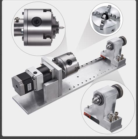 CNC Th Axis Rotary Axis Router Rotation Jaw Mm Chuck For Caving Laser EBay