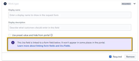 Jira Fields Cant Be On A Request Form And A Form
