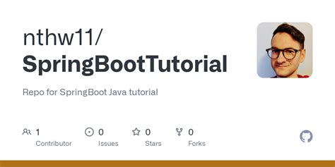 Github Nthw11springboottutorial Repo For Springboot Java Tutorial