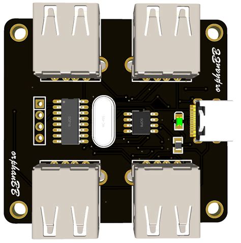 基于fe2 1带串口的usb转接口 立创eda开源硬件平台