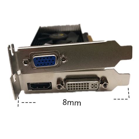 Professional GTX1050TI 2GB DDR5 Graphics Card Green 128Bit DVI VGA GPU Game Video Card For