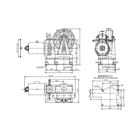 Elevator Geared Traction Machine