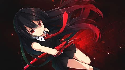 Red And Black Anime Girl Wallpapers Top Free Red And Black Anime Girl Backgrounds
