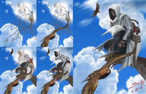 altair step by step by s k y f r e e r e step deviantart picture