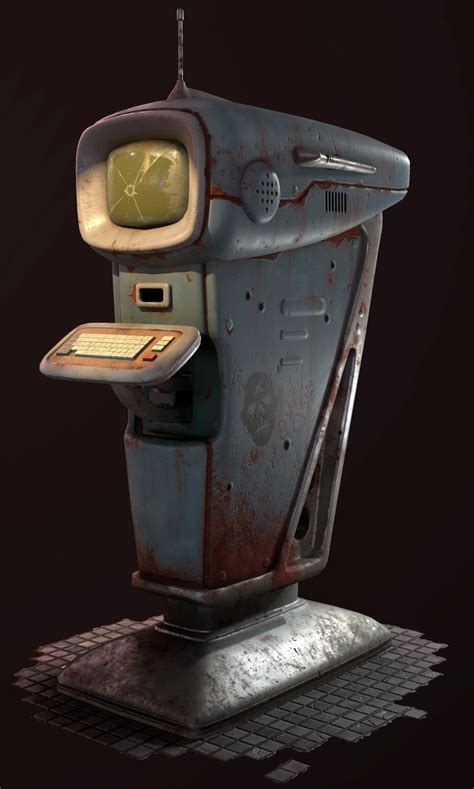 Fallout 4 Fan Art Terminal Fallout Concept Art Retro Futurism
