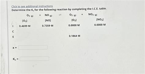 Solved Determine Kc For The The Following Chegg Com
