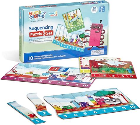 Hand2mind Numberblocks Sequencing Puzzle Set Fun India Ubuy