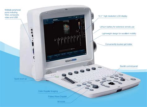 Edan U50 Veterinary Ultrasound Color Doppler Veterinarian Ecografo Veterinary Equipment