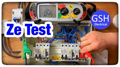 EXTERNAL EARTH FAULT LOOP IMPEDANCE PHASE SUPPLY AM2S E 52 OFF