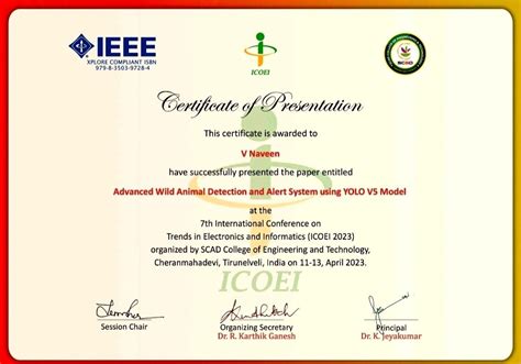 Naveen Vellingiri On Linkedin Team Engineering Ieee Finalyearproject