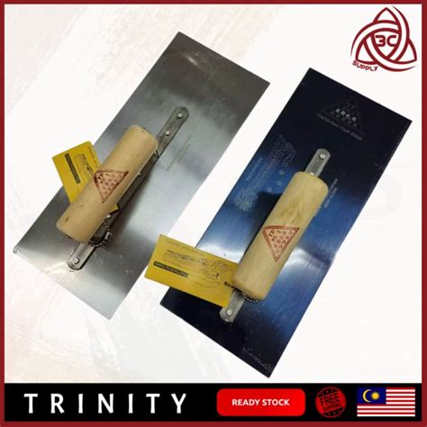 280mm Rectangle Wood Handle Cement Plastering Trowel Plaster Tool Sudu Plaster Simen For