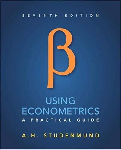 Pdf Using Econometrics A Practical Guide 7th Edition Textook