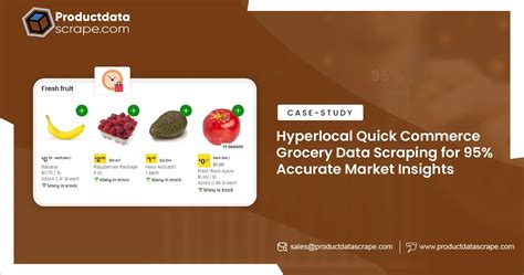 Hyperlocal Quick Commerce Grocery Data Scraping
