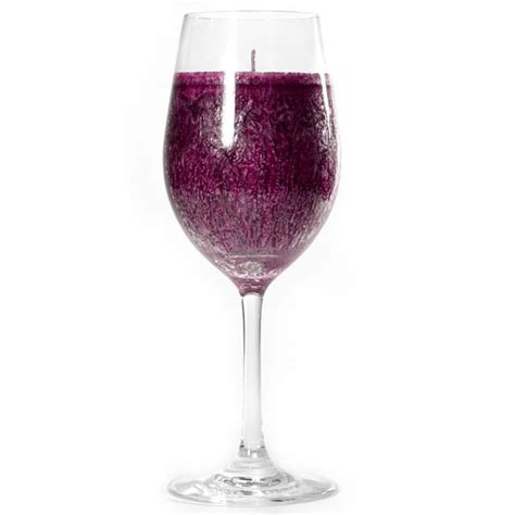 Wine Glass Merlot Scented Candle Candleswholesalers
