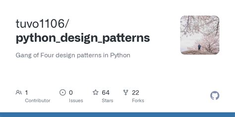 GitHub Tuvo1106 Python Design Patterns Gang Of Four Design Patterns In Python